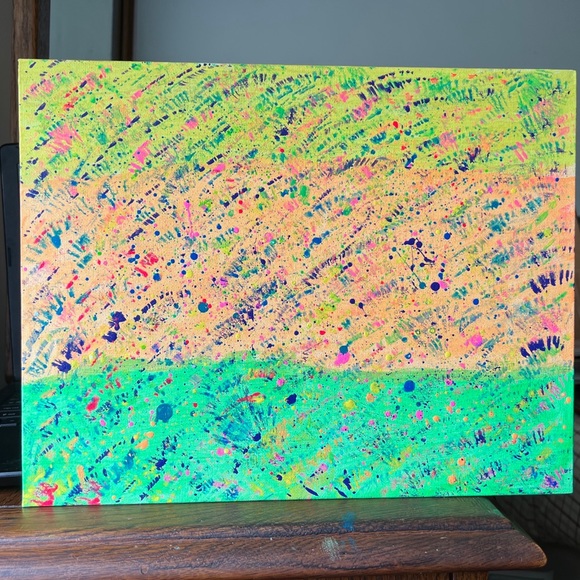 Art | 11x14 Child Life Art Therapy Acrylic Painting On Canvas Board ...